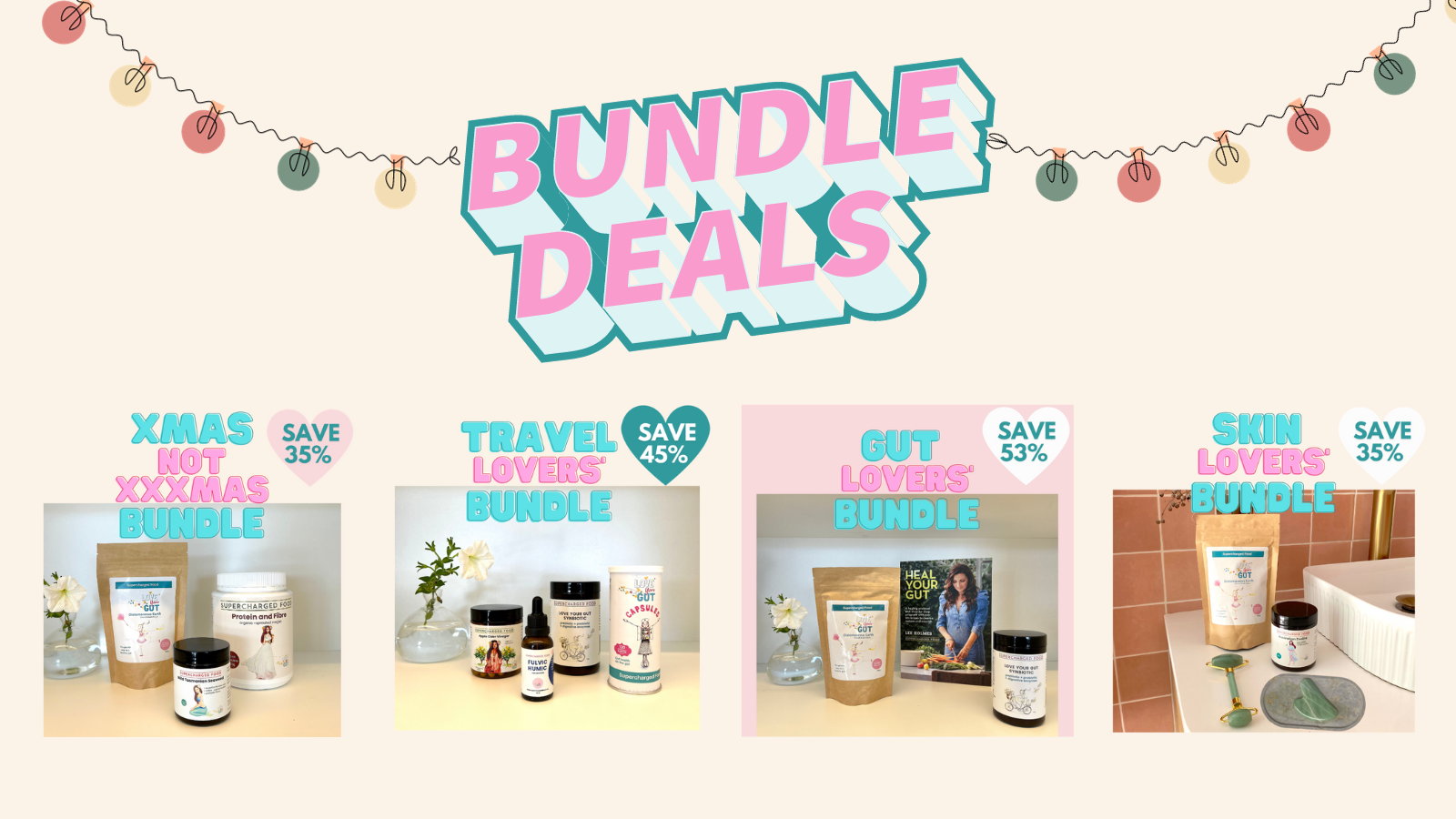 Save up to 64% on these Bundles of Gut Love.